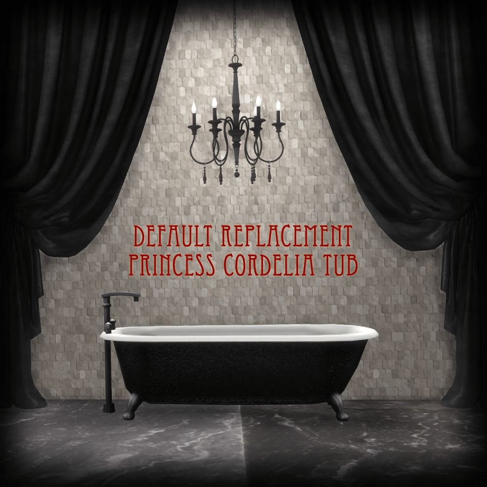 Default Replacement Princess Cordelia Tub - The Sims 4 Mods - CurseForge