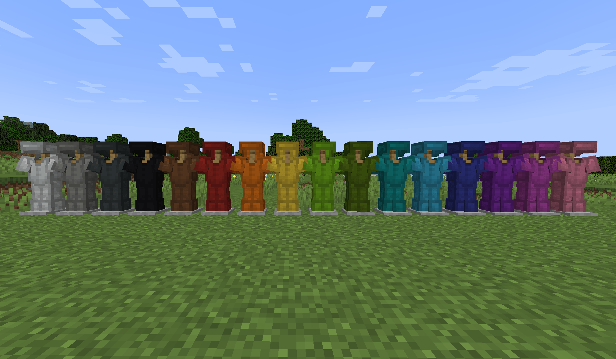 No more brown overlays on leather armor (monochrome leather armor) 1.21 ...