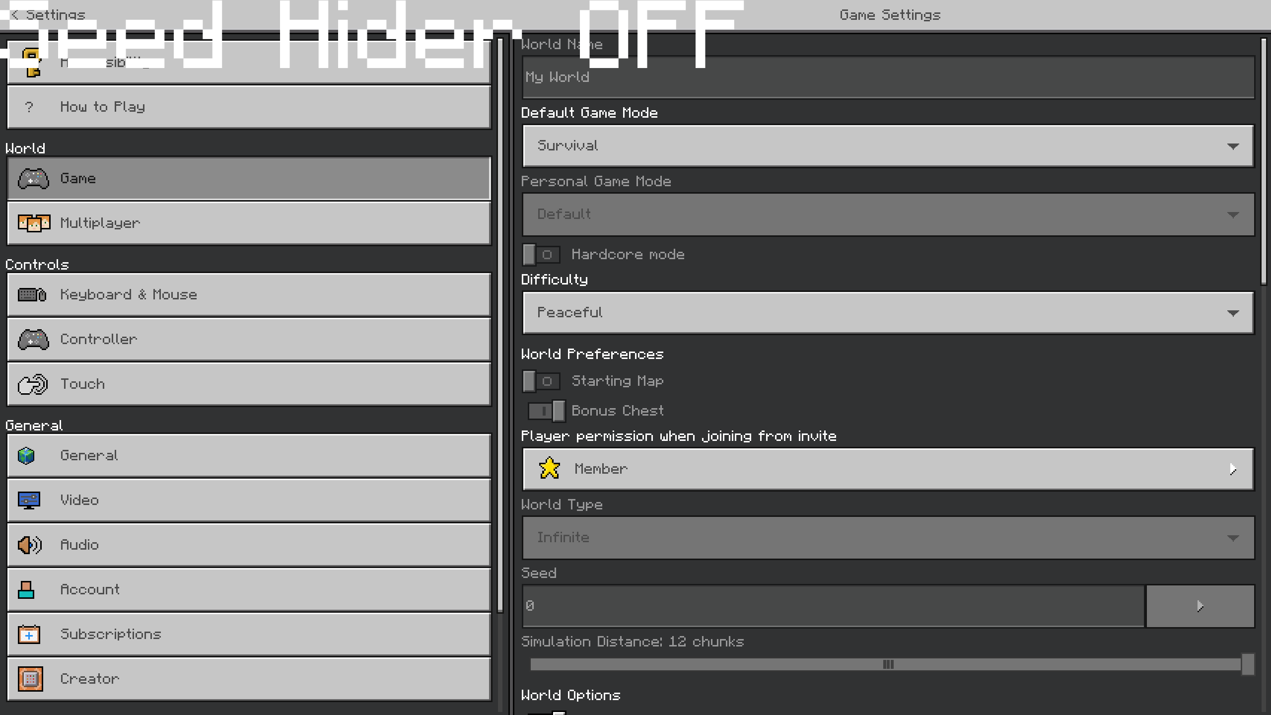 Seed Hider - Gallery - Minecraft Bedrock Texture Packs - CurseForge