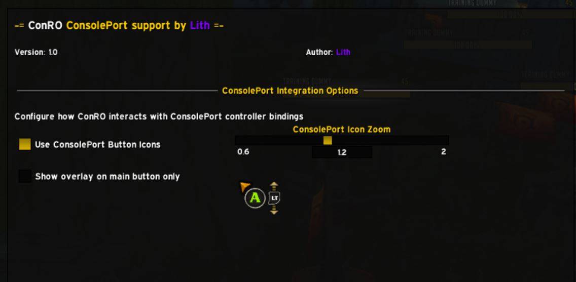 ConRO ConsolePort support by Lith - Gallery - World of Warcraft Addons - CurseForge