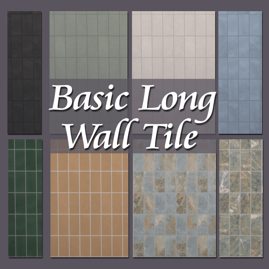 Basic Long Wall Tile - The Sims 4 Build / Buy - CurseForge
