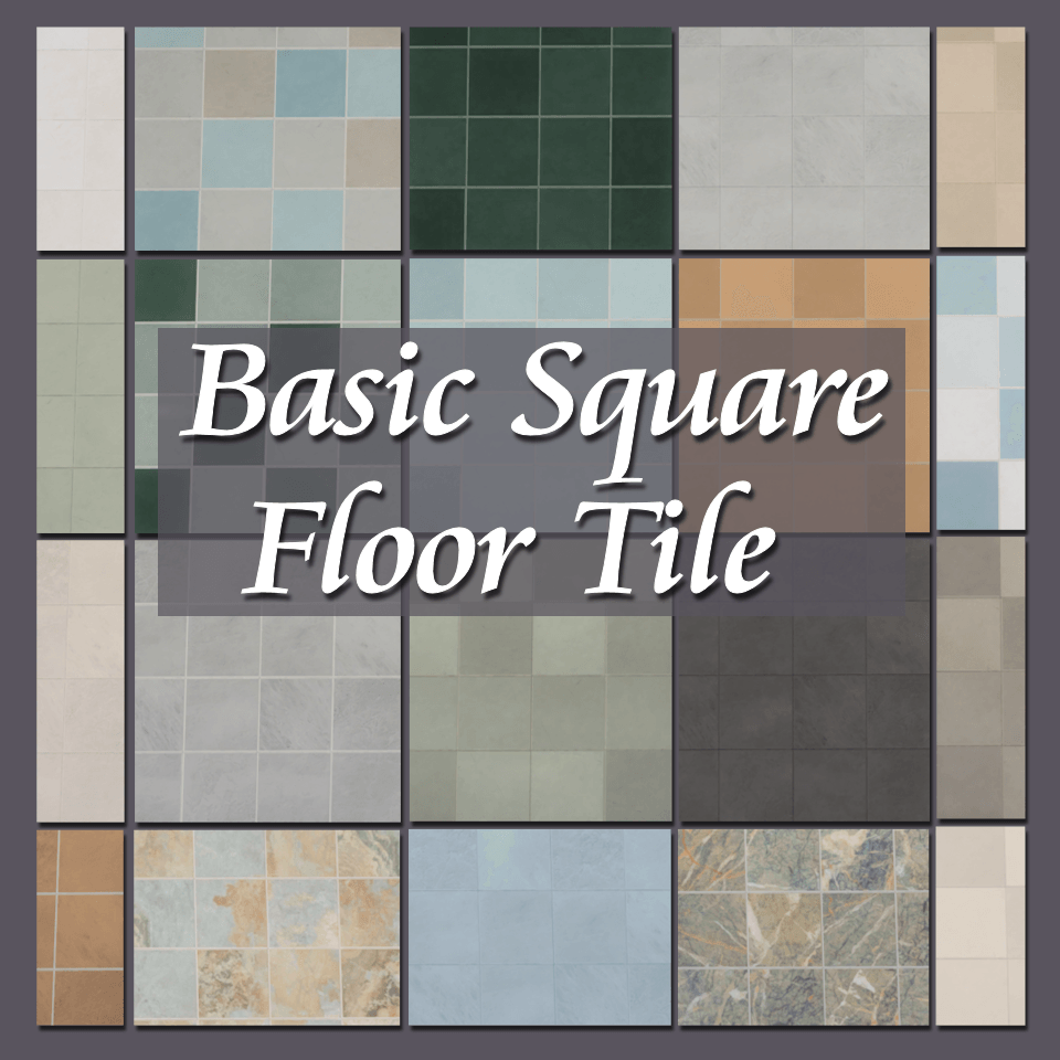 Basic Square Floor Tile - The Sims 4 Build / Buy - CurseForge
