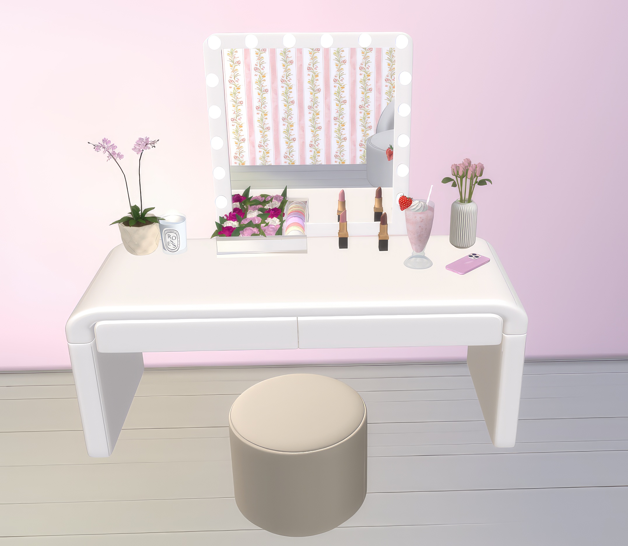 Makeup vanity - set - The Sims 4 Build / Buy - CurseForge
