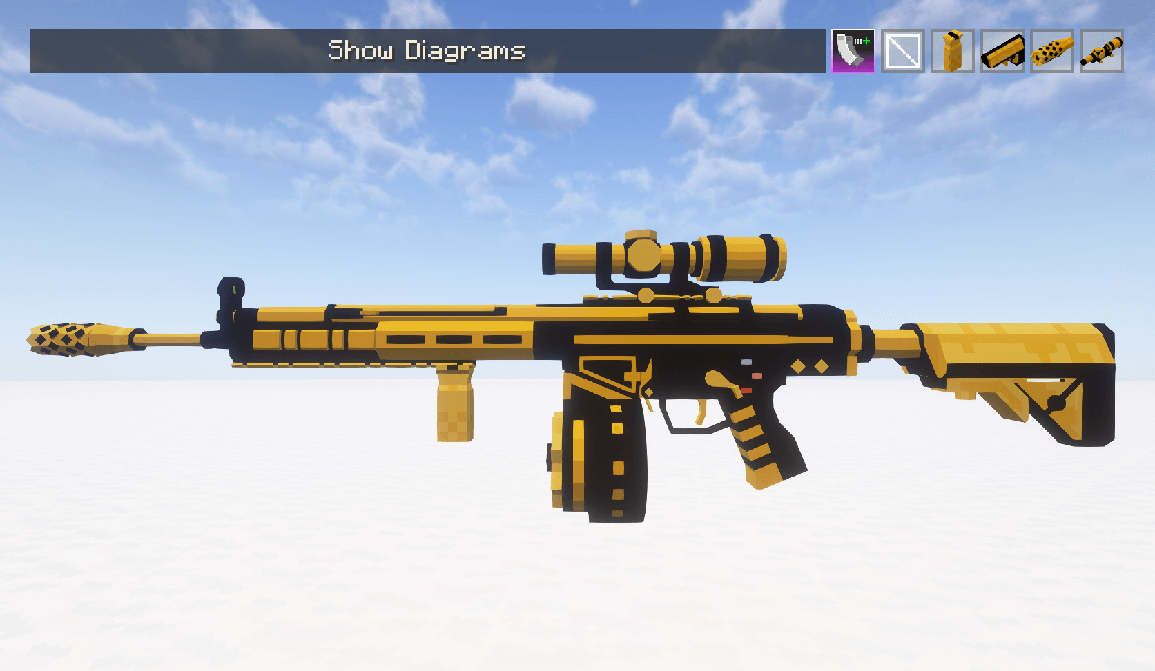 [TaCZ] Scored's Golden Zero - Gallery - Minecraft Customization ...