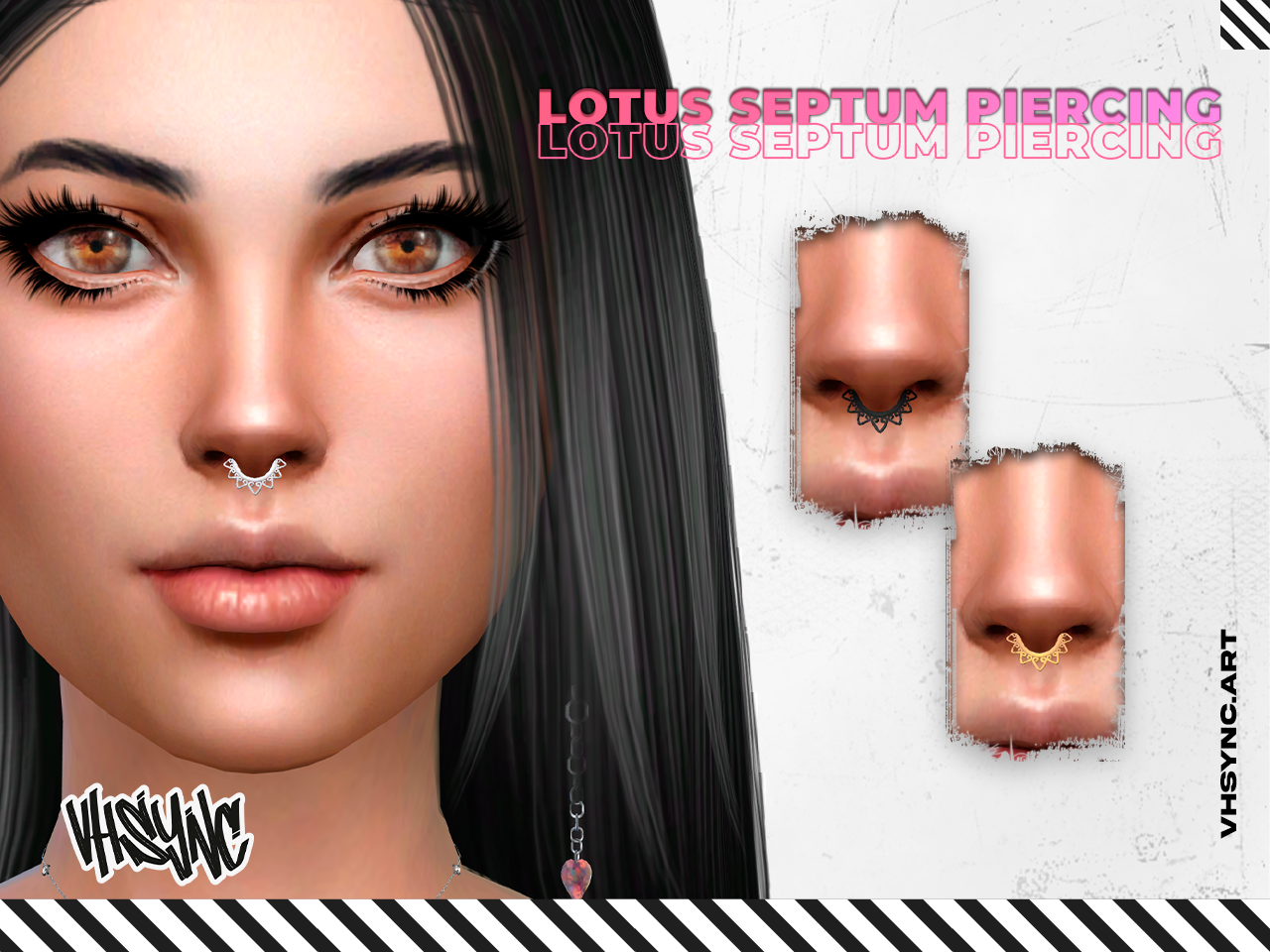 [VHSync] Lotus septum piercing - The Sims 4 Create a Sim - CurseForge