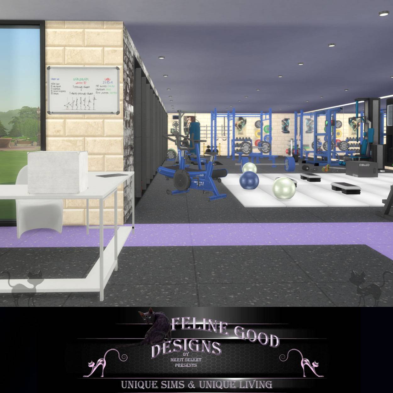 NEWBIZ Gym2501 - Gallery - The Sims 4 Rooms / Lots - CurseForge
