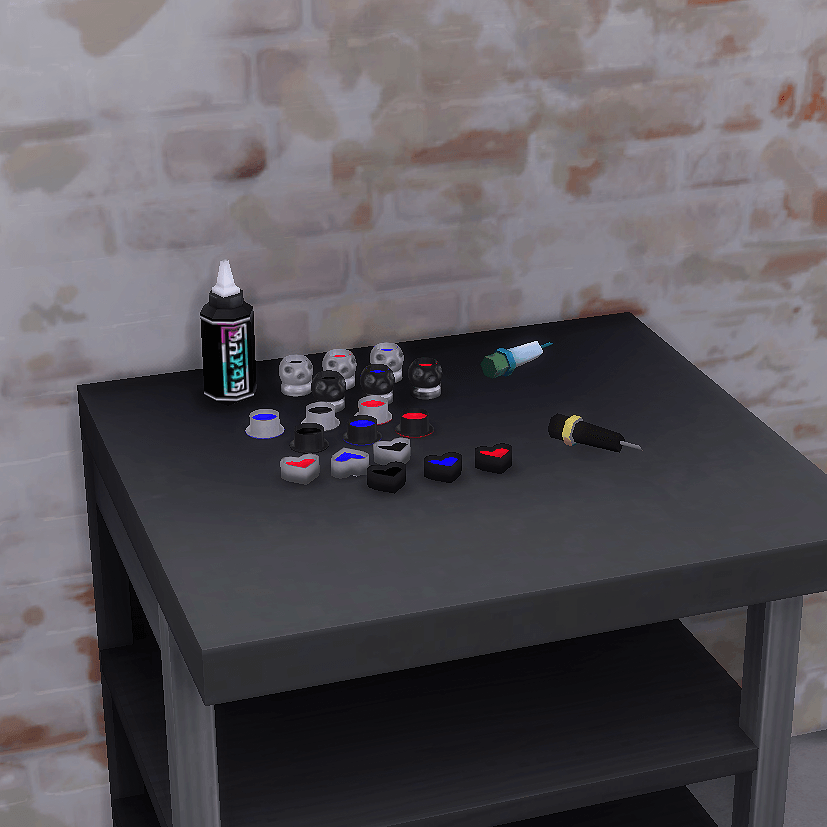 Tattoo Parlor Decor Clutter - Gallery - The Sims 4 Build / Buy - CurseForge