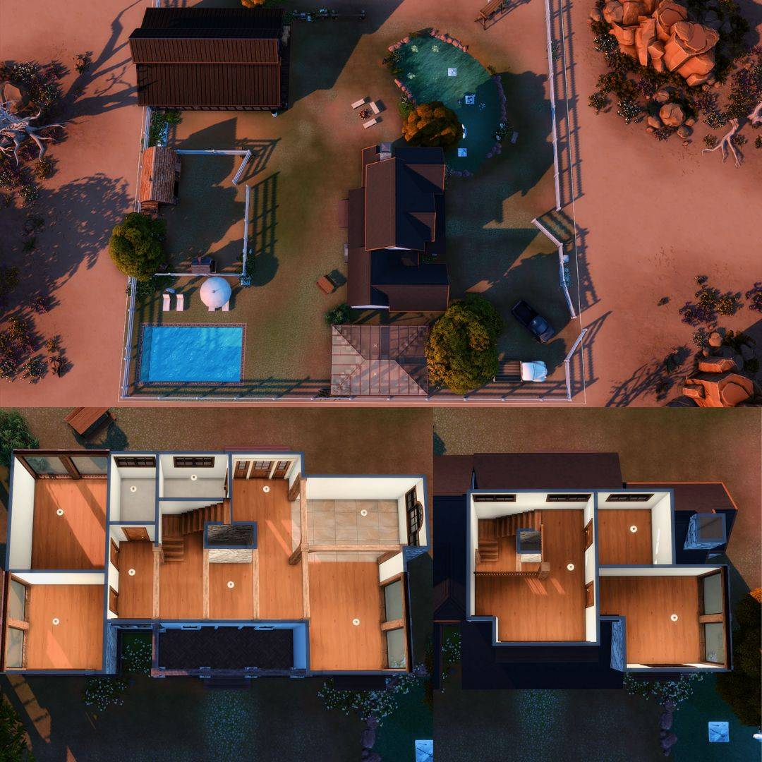 Ranch (no cc) - Gallery - The Sims 4 Rooms / Lots - CurseForge