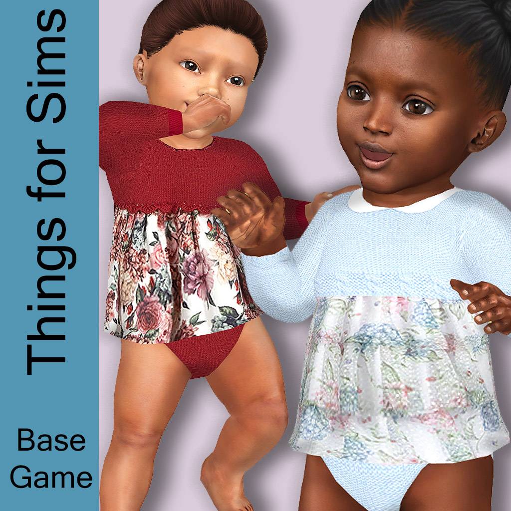 Infant Knitted Pajamas Top - Gallery - The Sims 4 Create a Sim - CurseForge
