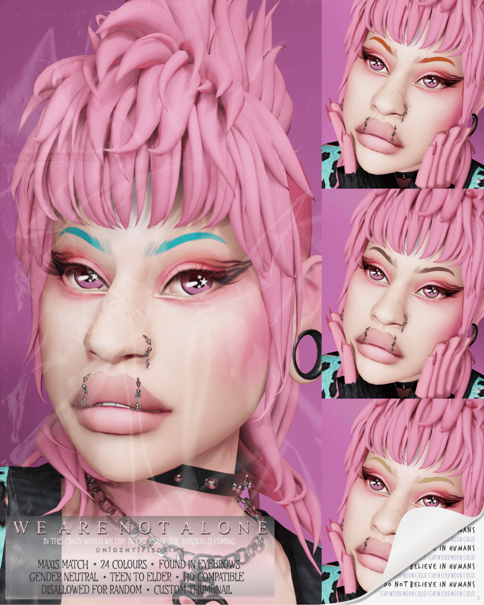 Pixie Eyebrows - Gallery - The Sims 4 Create a Sim - CurseForge