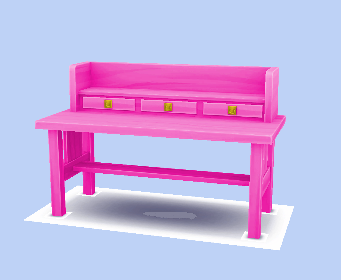 Groovy's Pink Desk - Gallery - The Sims 4 Build / Buy - CurseForge