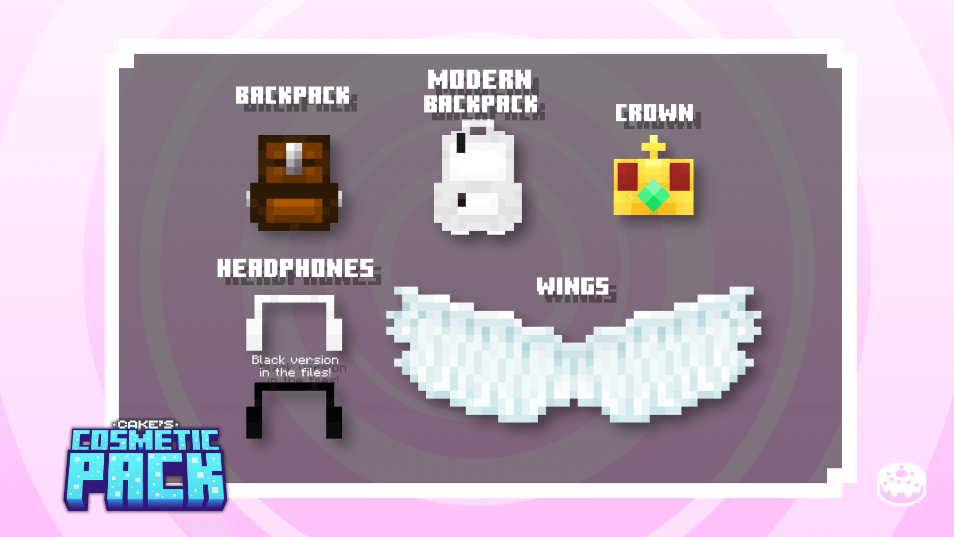 Cake’s Cosmetic Pack - Minecraft Bedrock Texture Packs - CurseForge