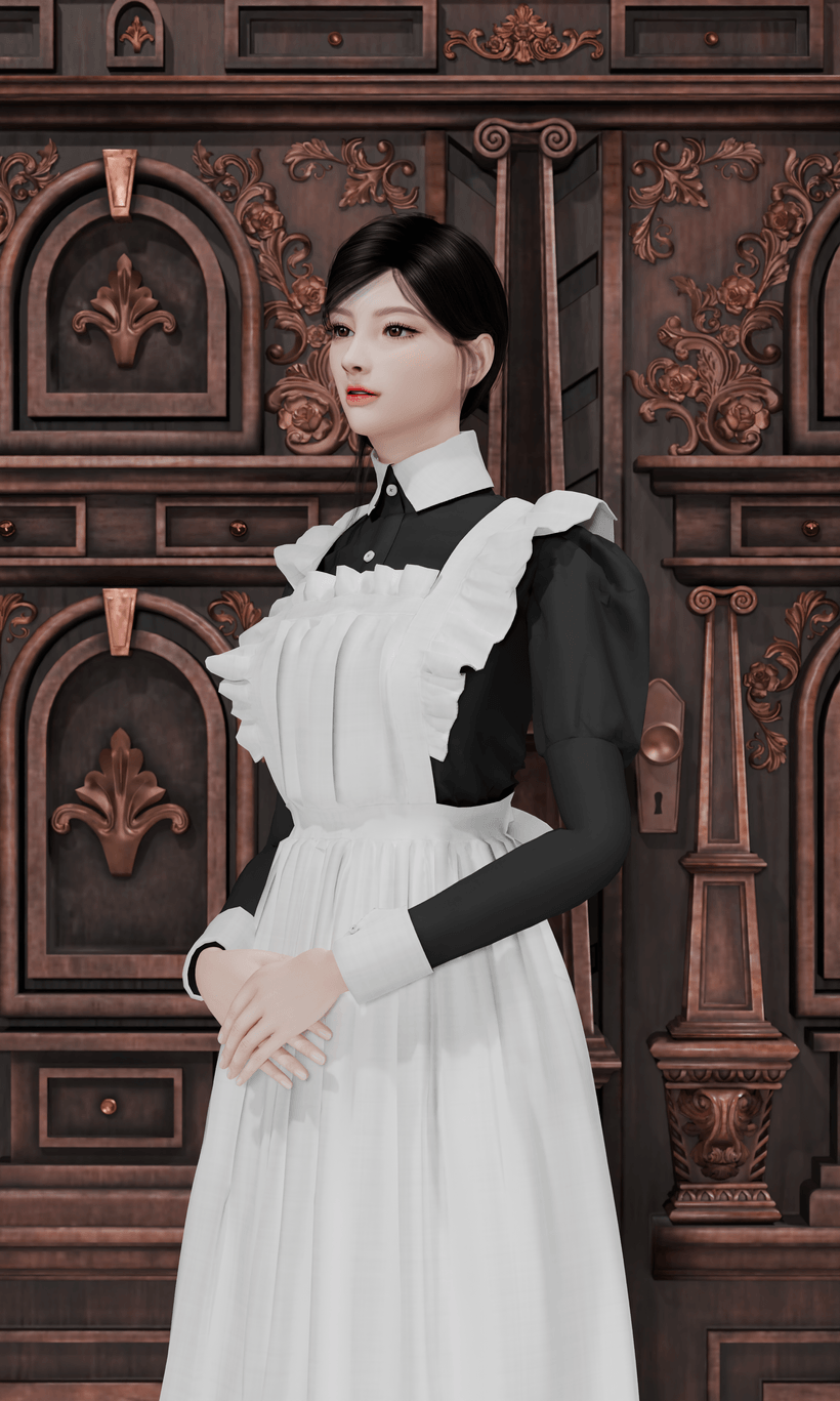 Edwardian maid uniform - Gallery - The Sims 4 Create a Sim - CurseForge