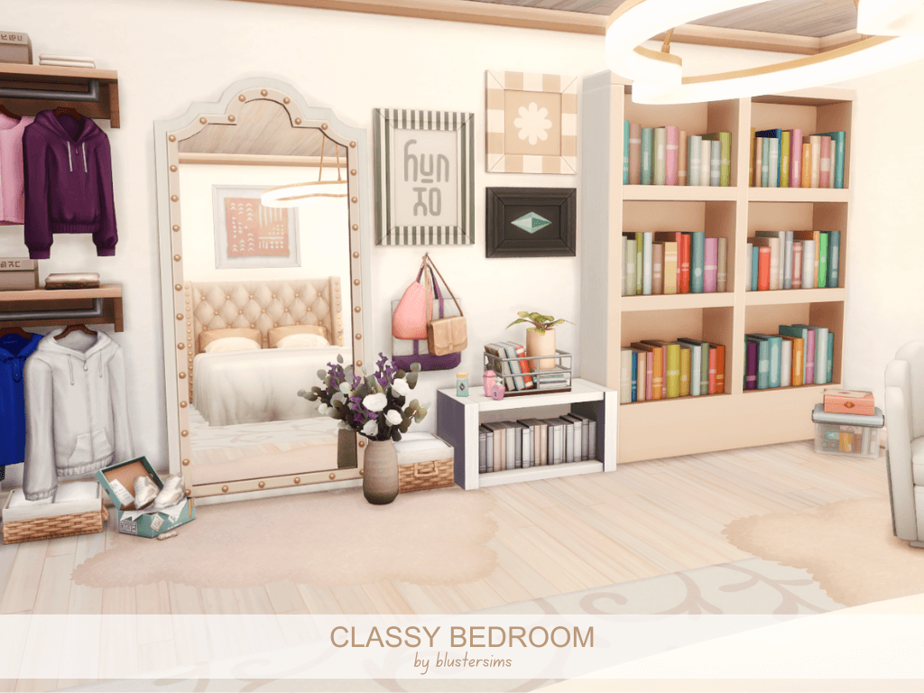 Classy Bedroom - NO CC - Gallery - The Sims 4 Rooms / Lots - CurseForge