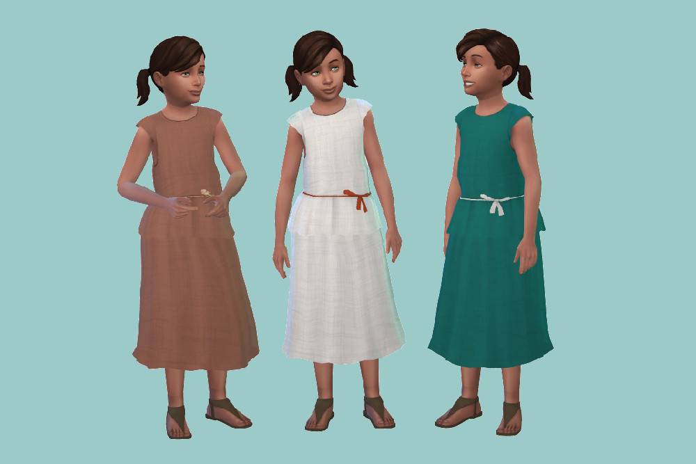 Thalia's tunic dress - Gallery - The Sims 4 Create a Sim - CurseForge