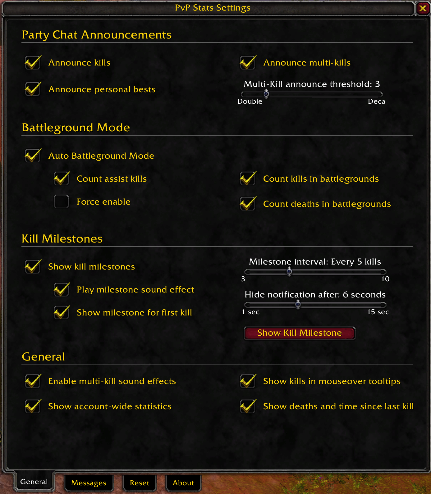 PvP Stats (Classic) - World of Warcraft Addons - CurseForge