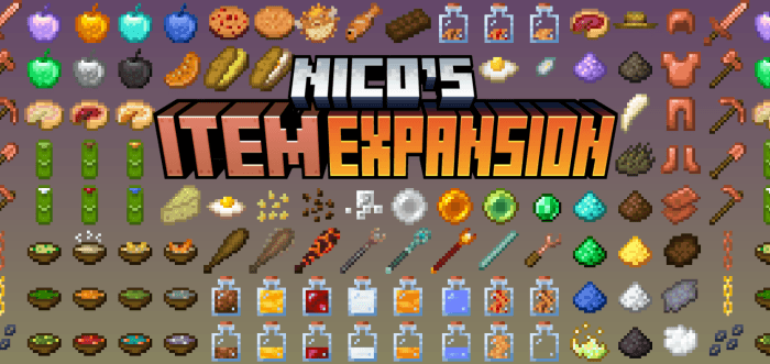 Nico's Item Expansion (v1.12) - Minecraft Bedrock Addons - CurseForge