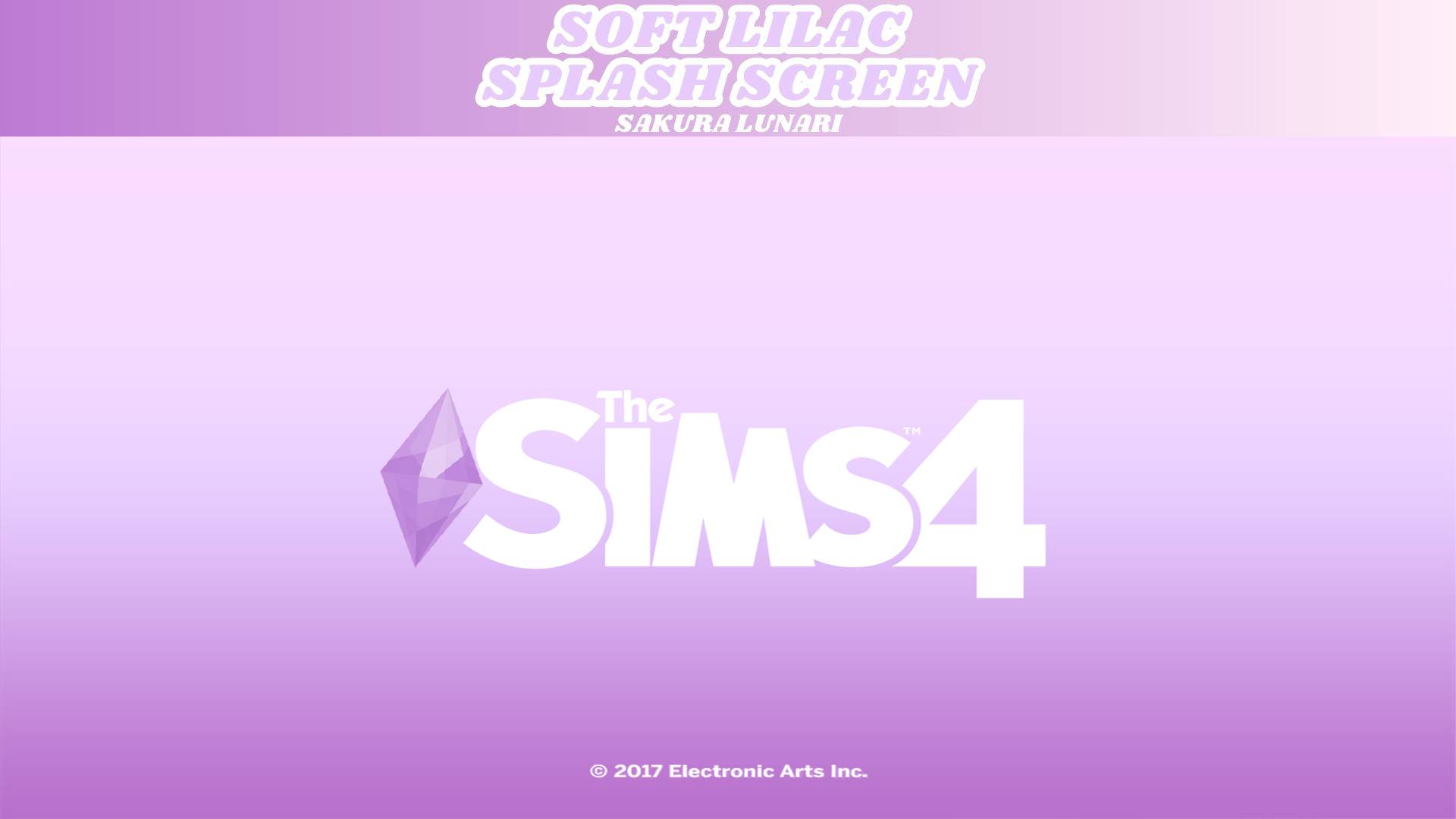 Soft Lilac Splash Screen - The Sims 4 Mods - CurseForge