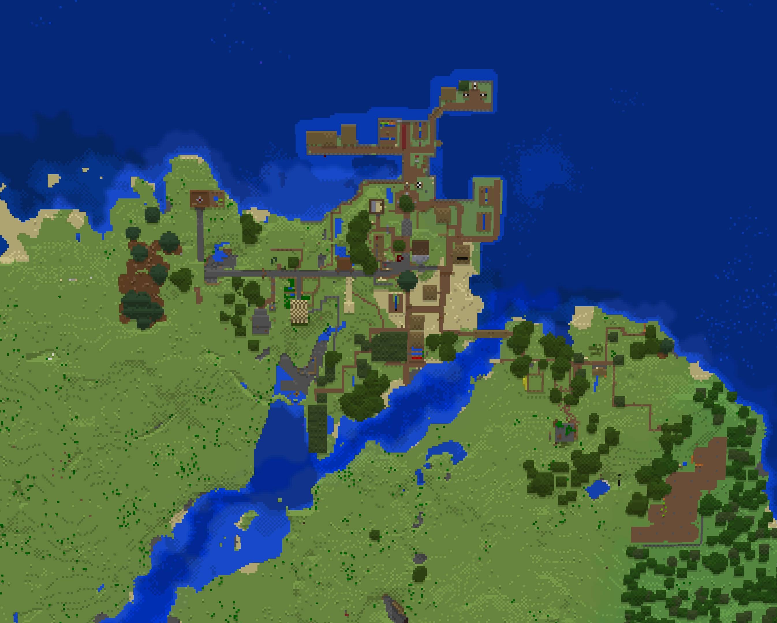 Legit Survival Coastal Village II - Gallery - Minecraft Bedrock Maps ...