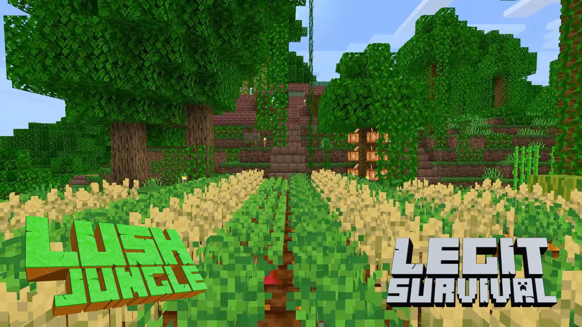 Legit Survival Lush Jungle - Gallery - Minecraft Bedrock Maps - CurseForge