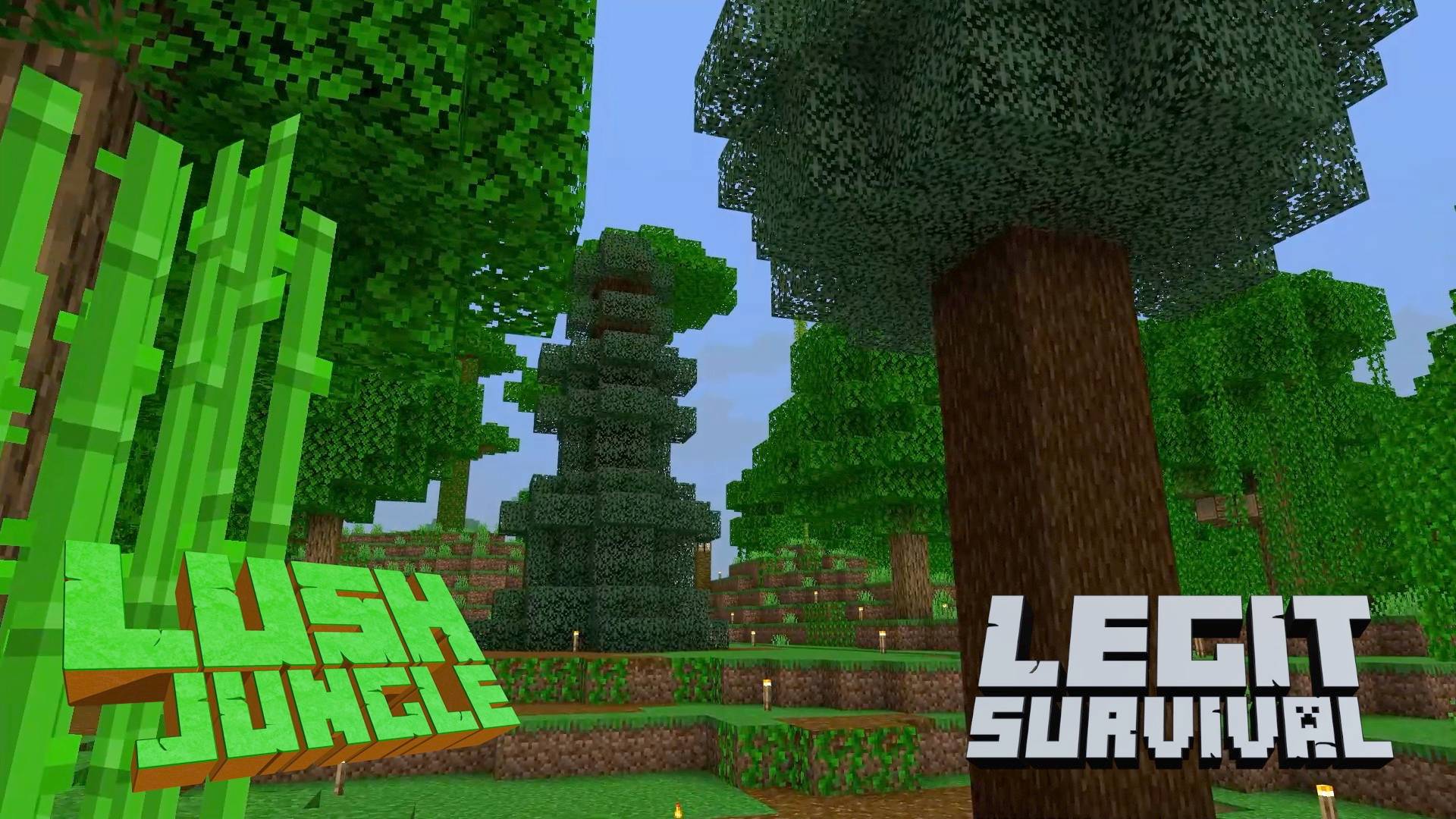 Legit Survival Lush Jungle - Gallery - Minecraft Bedrock Maps - CurseForge