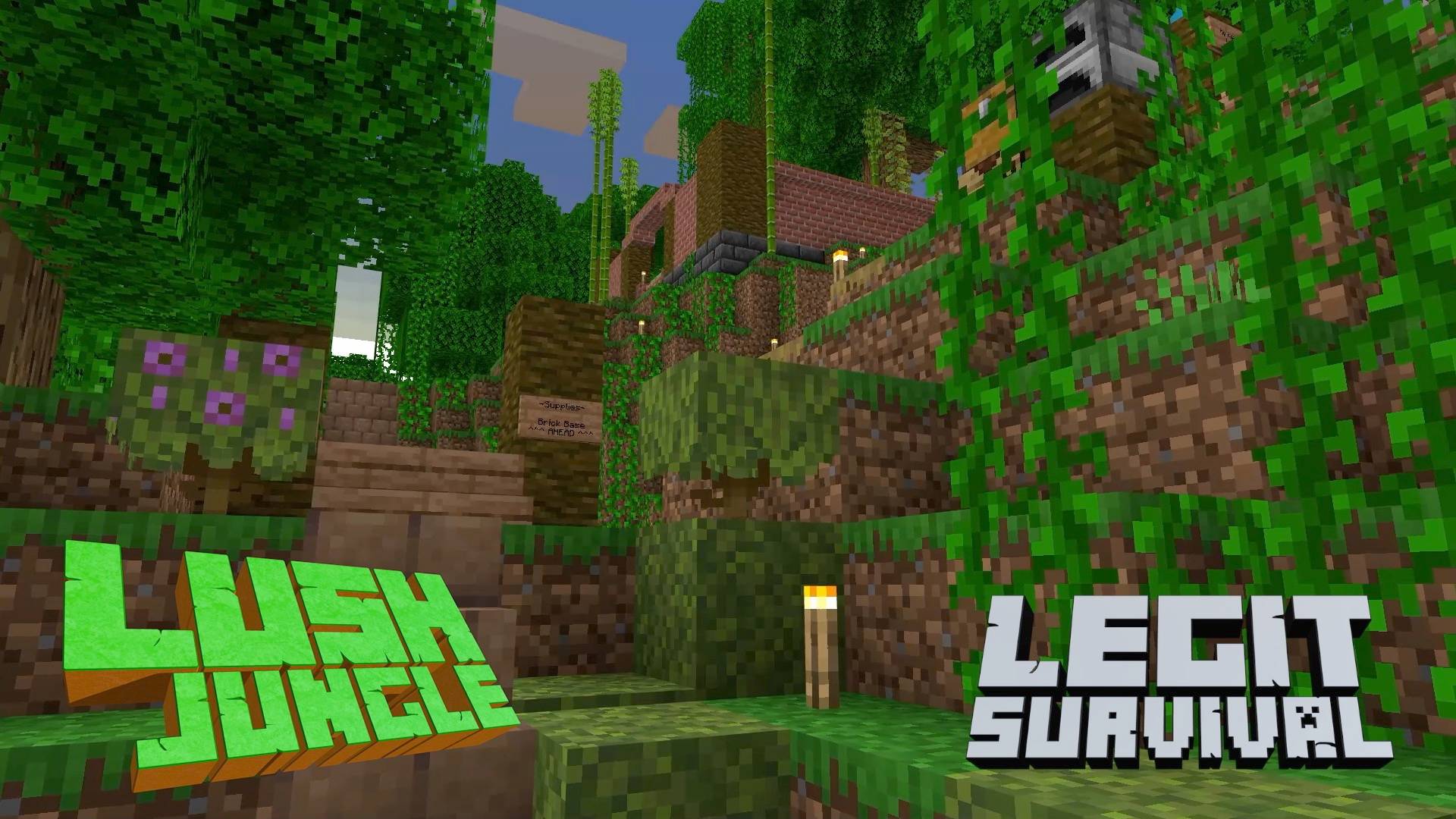 Legit Survival Lush Jungle - Gallery - Minecraft Bedrock Maps - CurseForge