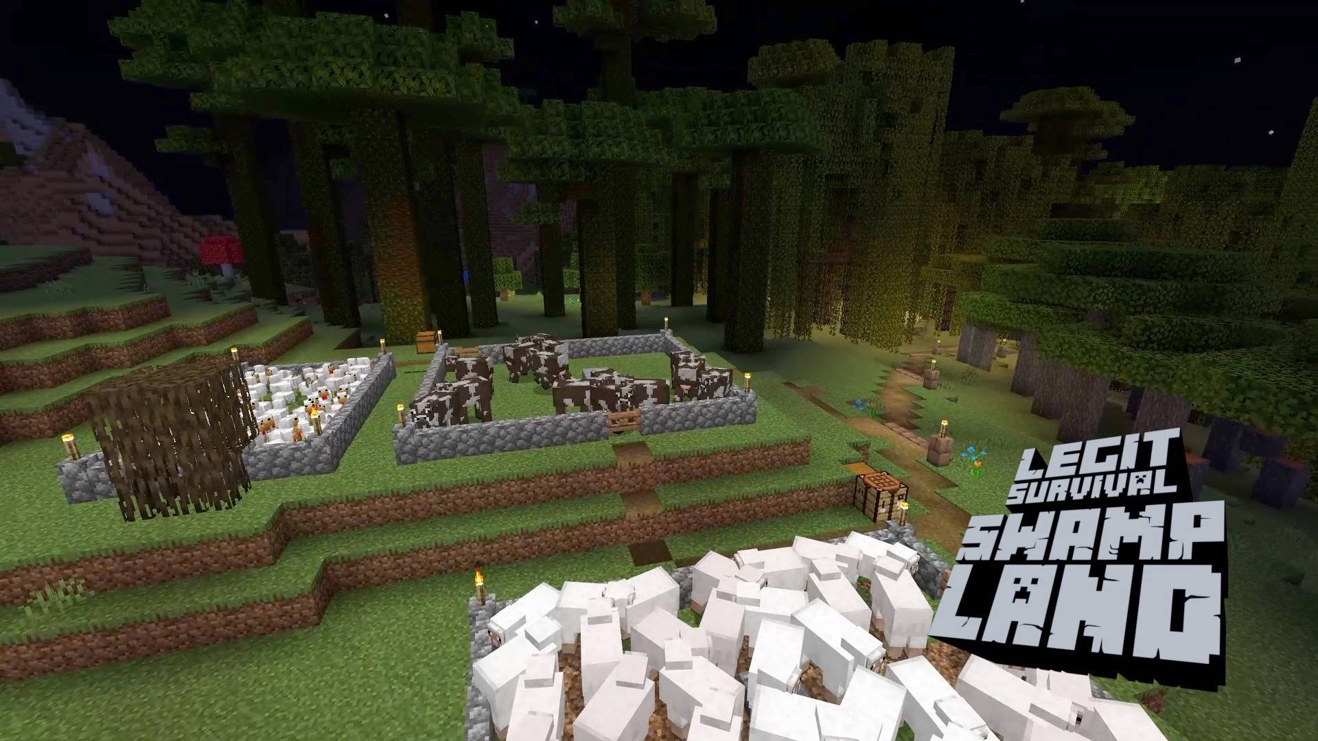 Legit Survival Swamp Land - Gallery - Minecraft Bedrock Maps - CurseForge