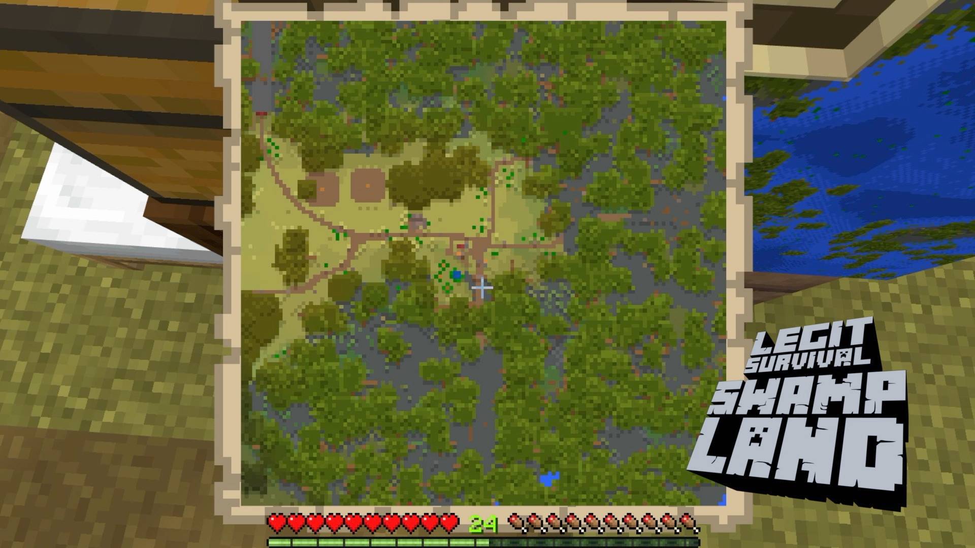 Legit Survival Swamp Land - Gallery - Minecraft Bedrock Maps - CurseForge