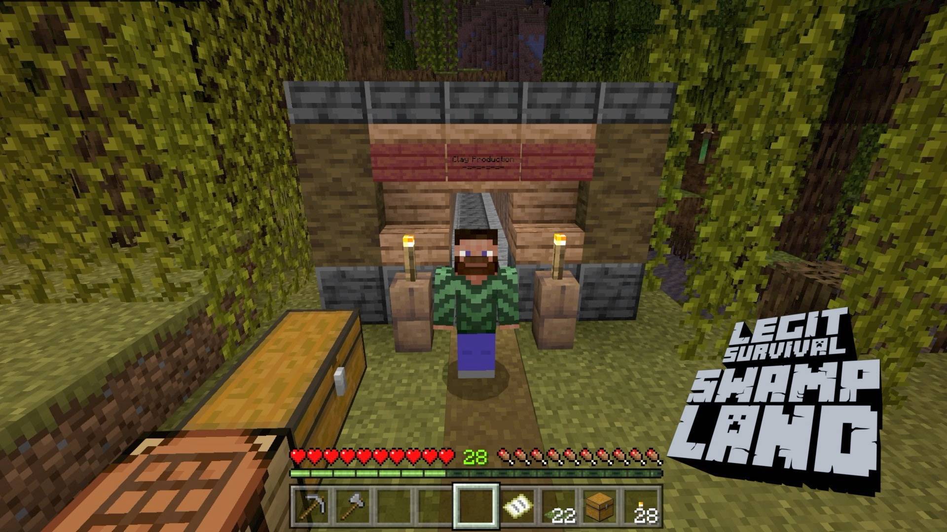 Legit Survival Swamp Land - Gallery - Minecraft Bedrock Maps - CurseForge