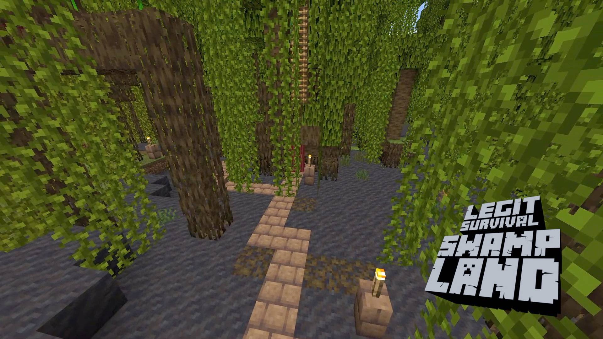 Legit Survival Swamp Land - Gallery - Minecraft Bedrock Maps - CurseForge