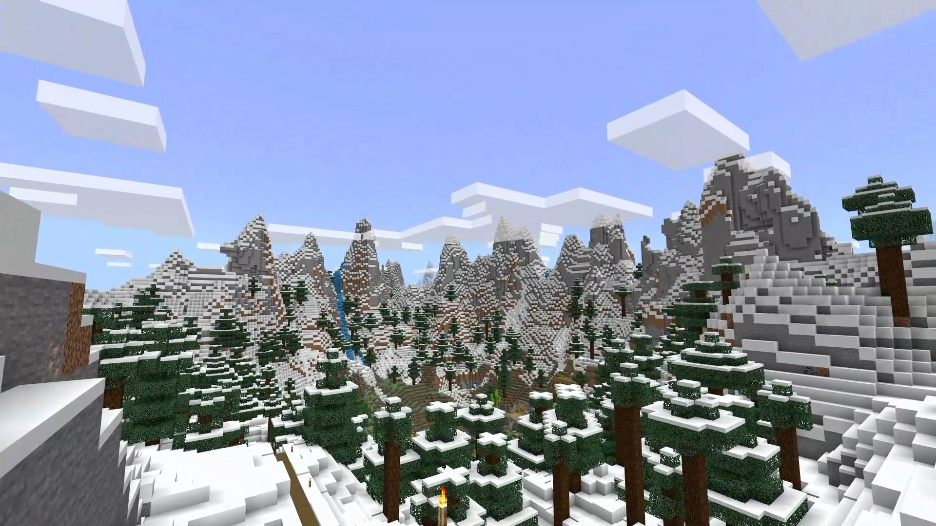 Legit Survival Jagged Peaks - Gallery - Minecraft Bedrock Maps - CurseForge