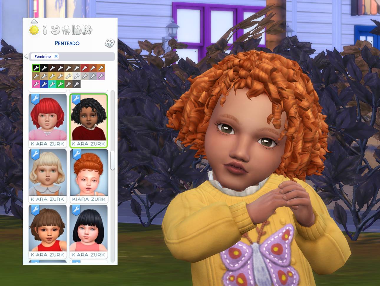 Valerie Curls for Infants - Gallery - The Sims 4 Create a Sim - CurseForge