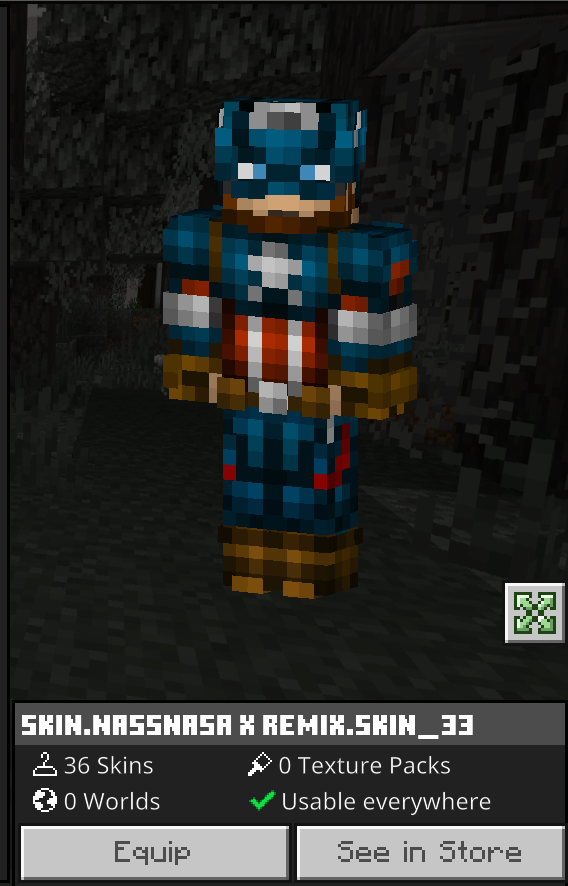 Nasa's skin pack - Gallery - Minecraft Bedrock Skins - CurseForge
