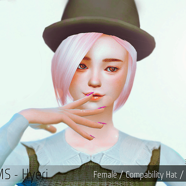 Korean Hair Hyeri - The Sims 4 Create a Sim - CurseForge