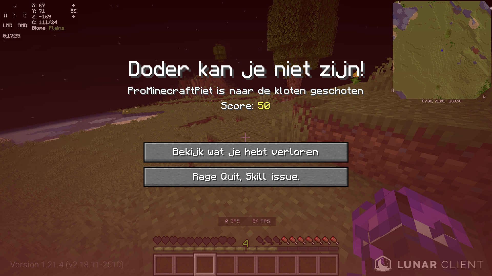 Better Death Messages NL - Gallery - Minecraft Resource Packs - CurseForge