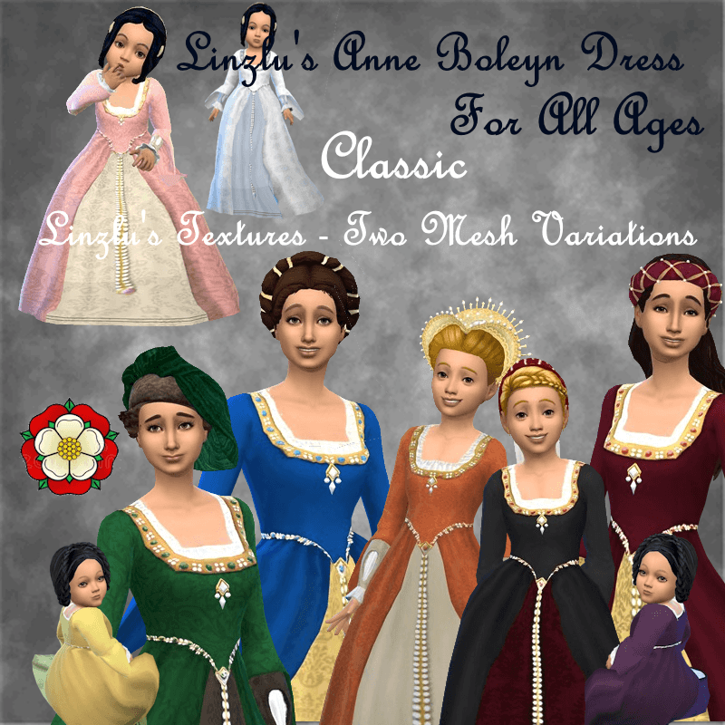 Linzlu's Anne Boleyn Dress Classic for All Ages - 2 versions - Gallery ...