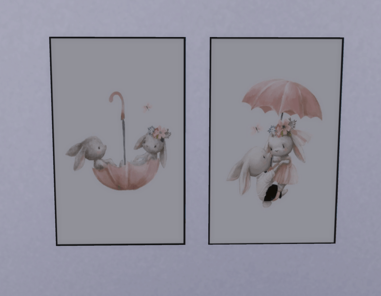 Bunny Love Posters - Gallery - The Sims 4 Build / Buy - CurseForge
