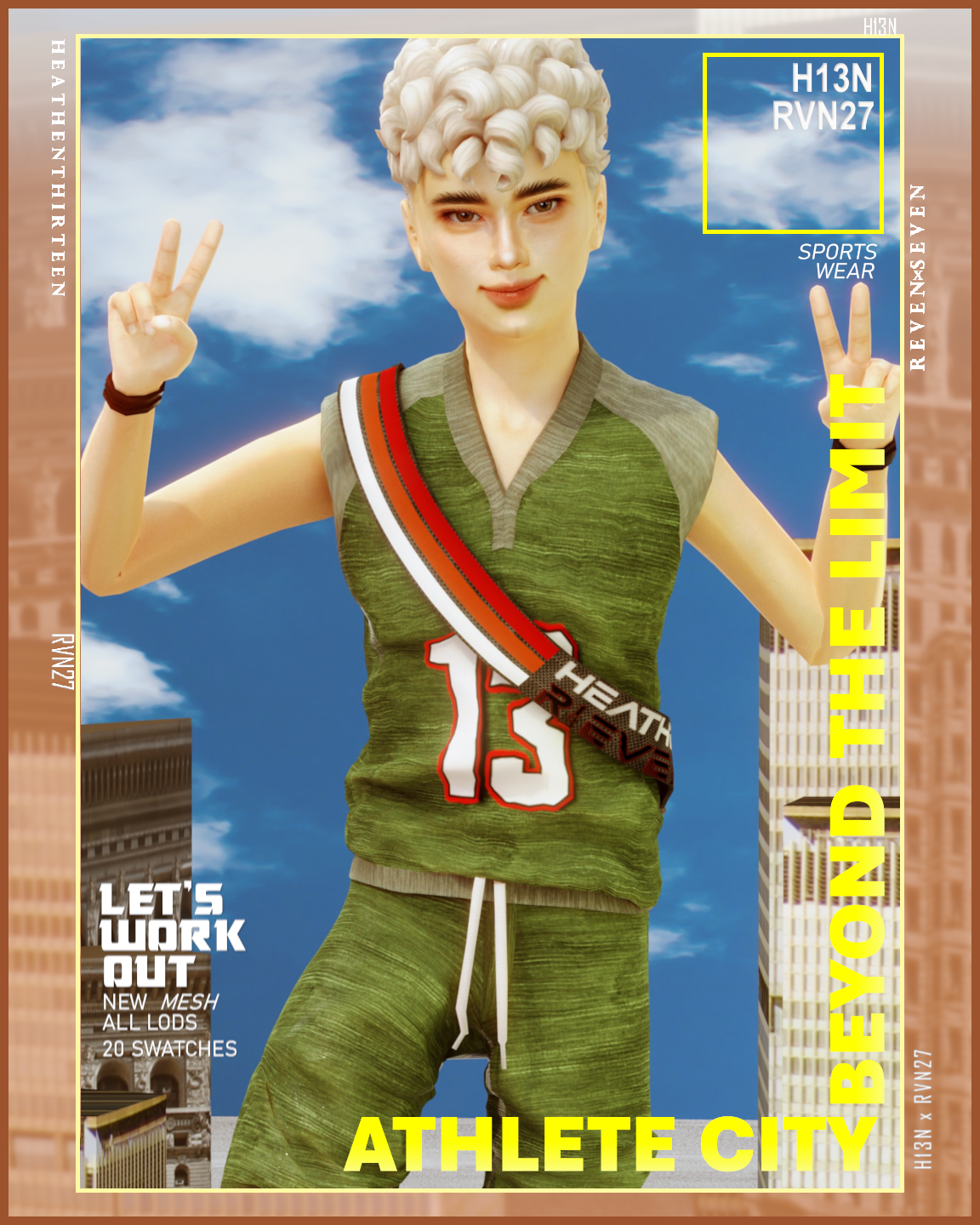 Child's Athletic Tank Top Sling Bag Accessory - Gallery - The Sims 4 ...