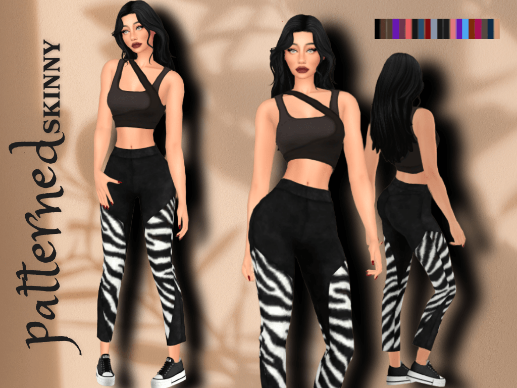 PATTERNED SKINNY - The Sims 4 Create a Sim - CurseForge