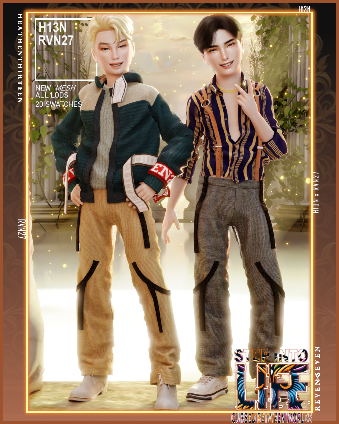 Child's Techwear Tactical Nylon Strap Cyberpunk Trousers - The Sims 4 ...