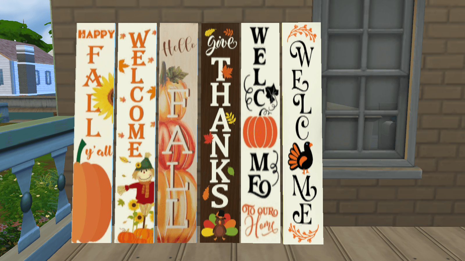 Leaning Signs Pt. 2 - Gallery - The Sims 4 Build / Buy - CurseForge