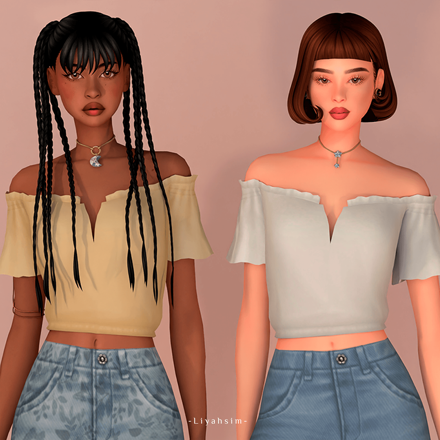Bloomtide Collection - Short Sleves Top - Gallery - The Sims 4 Create a ...
