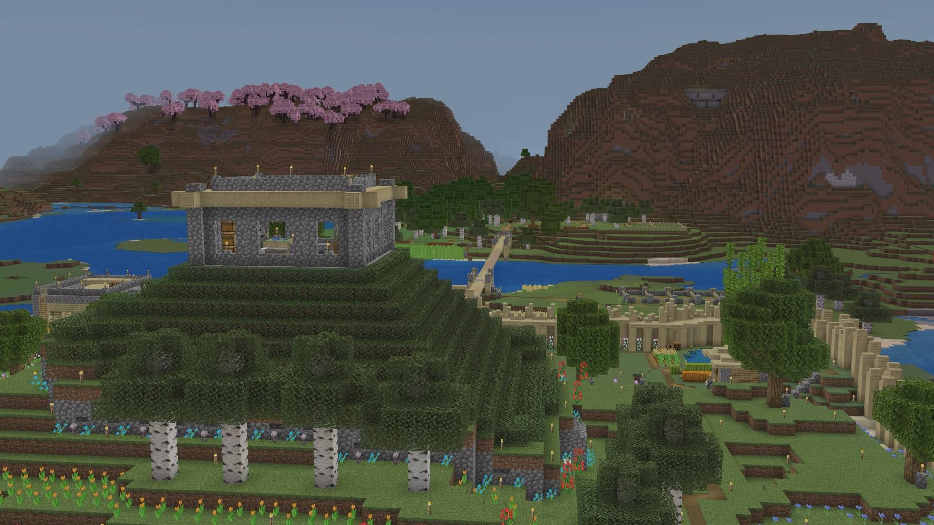 Legit Survival Castle Motte-and-Bailey - Gallery - Minecraft Bedrock ...