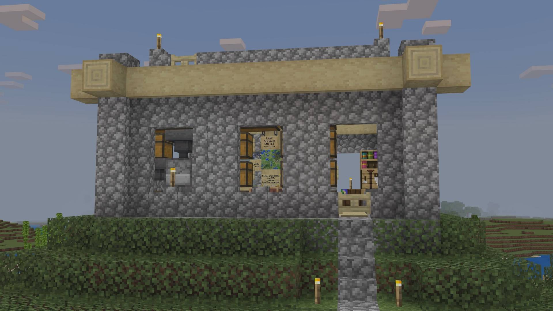 Legit Survival Castle Motte-and-Bailey - Gallery - Minecraft Bedrock Maps - CurseForge