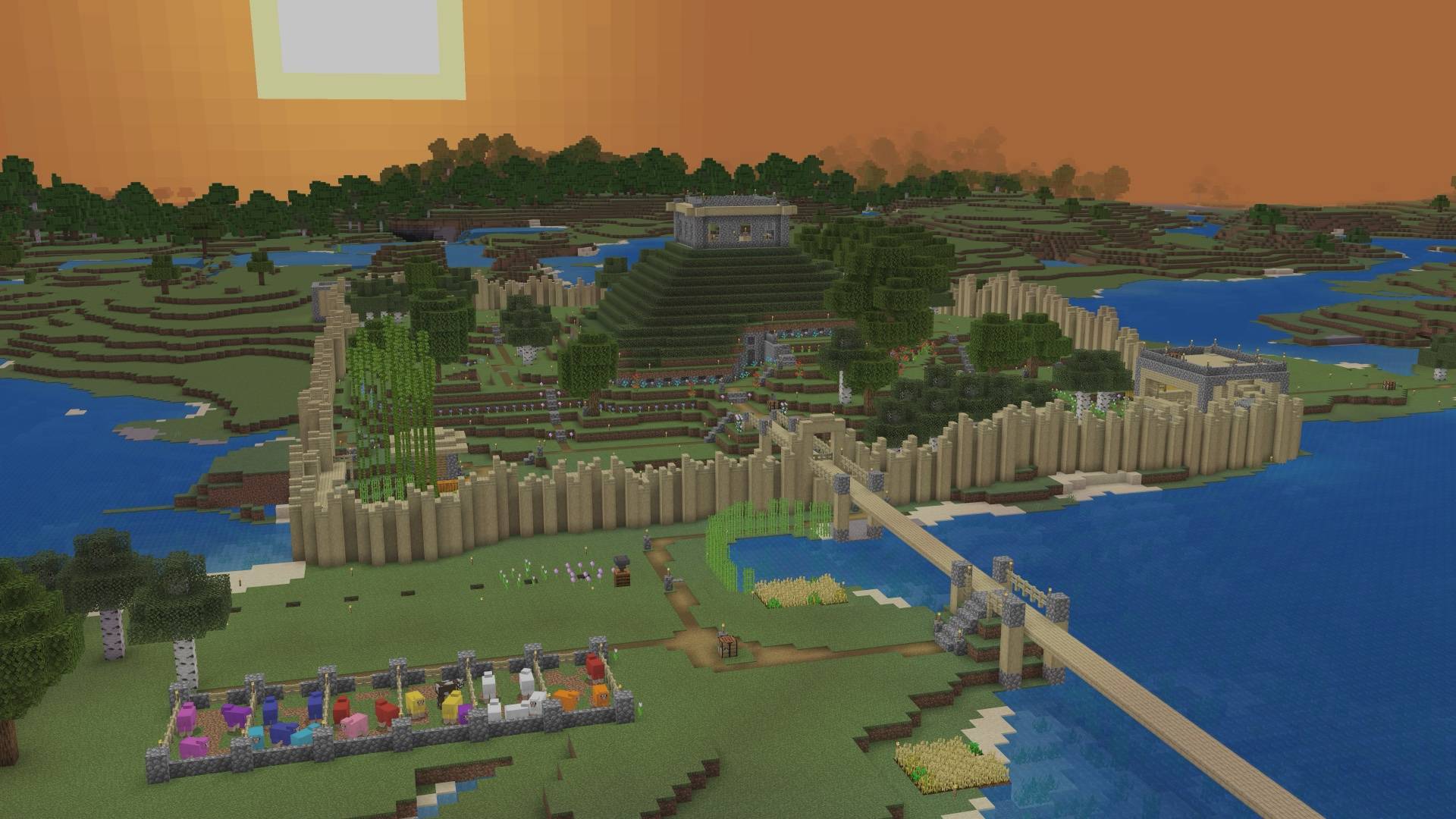 Legit Survival Castle Motte-and-Bailey - Gallery - Minecraft Bedrock ...