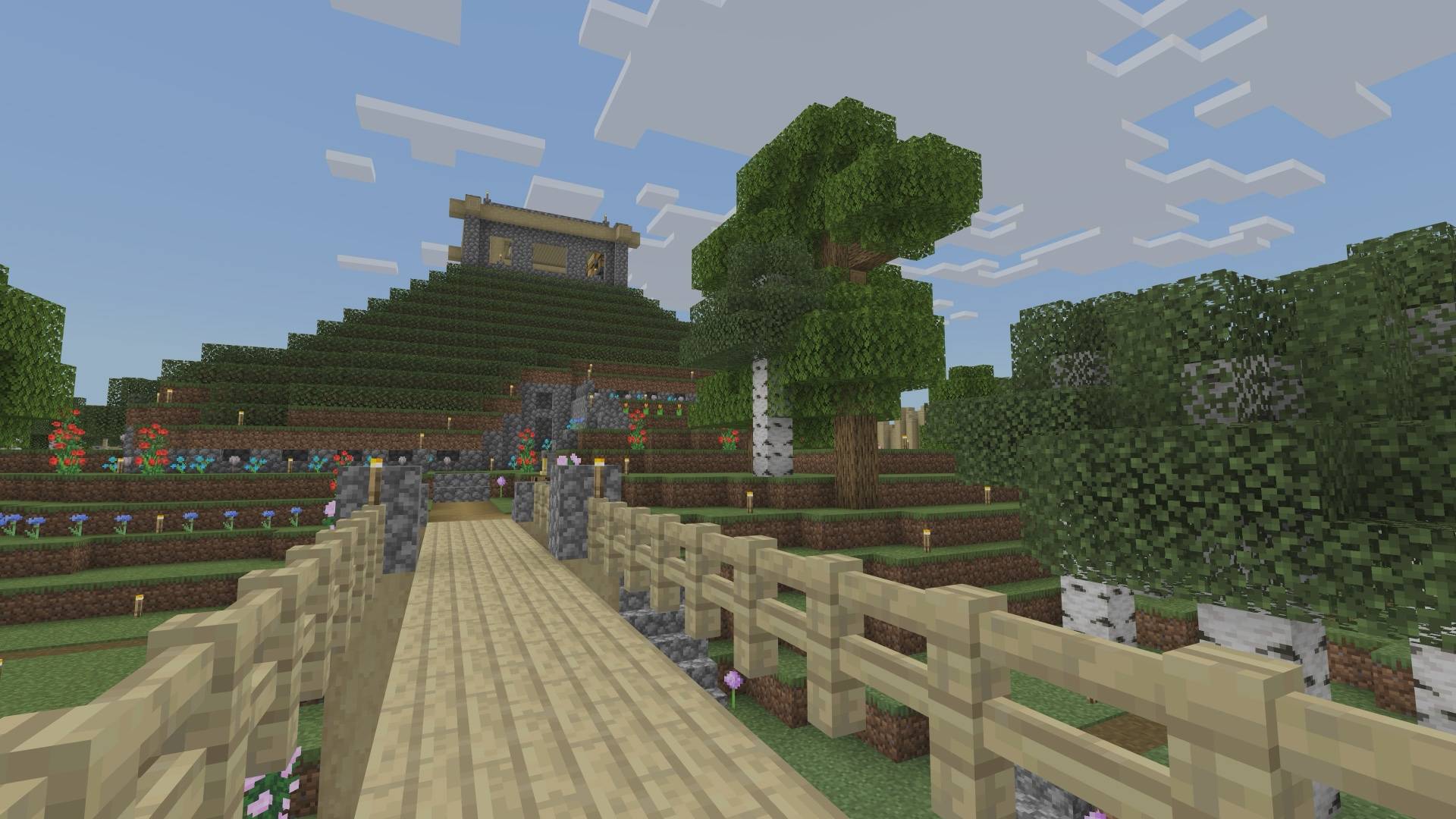 Legit Survival Castle Motte-and-Bailey - Gallery - Minecraft Bedrock Maps - CurseForge