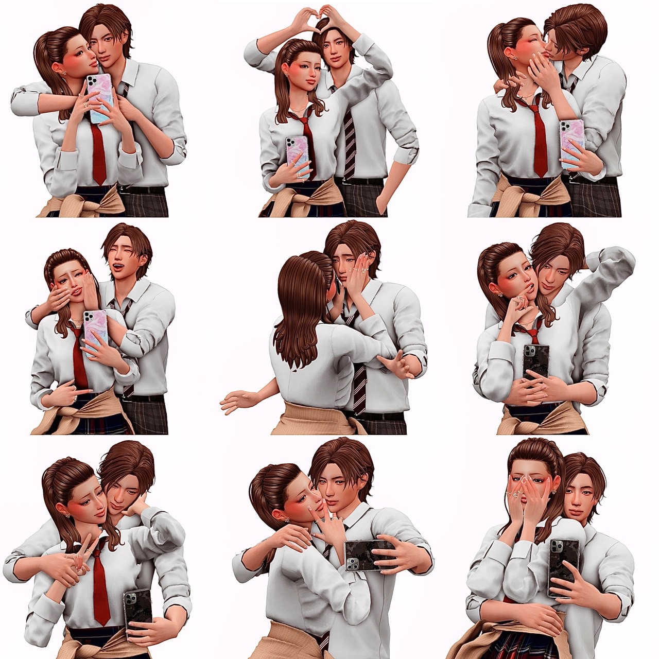 Acha Selfie poses for couples #1 - Gallery - The Sims 4 Mods - CurseForge