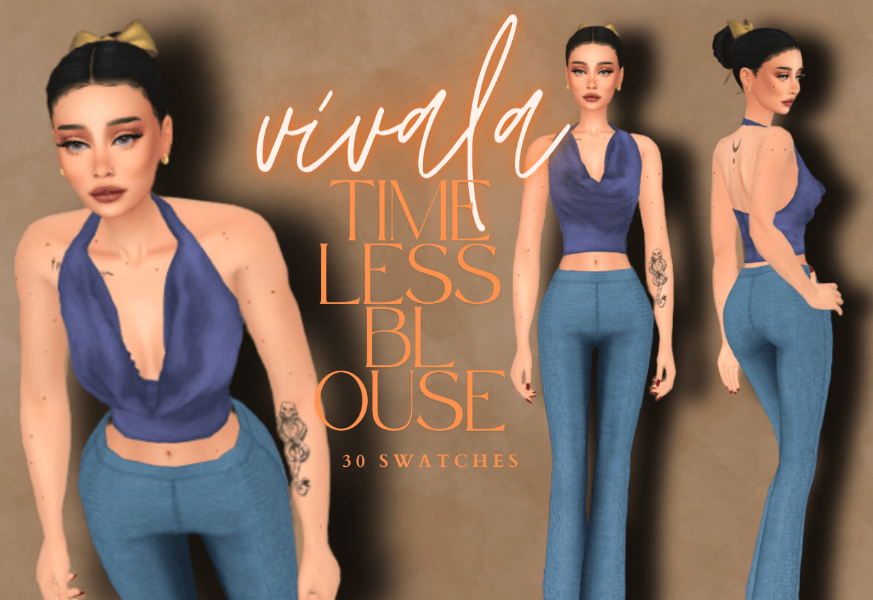 VIVALA TIMELESS BLOUSE - The Sims 4 Create a Sim - CurseForge
