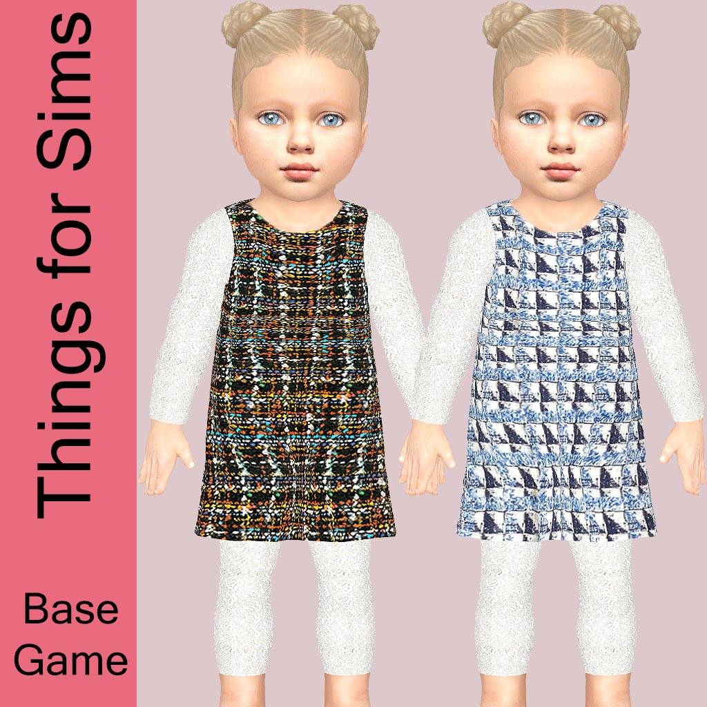 Infants Girls Boucle Tunic - Gallery - The Sims 4 Create a Sim - CurseForge