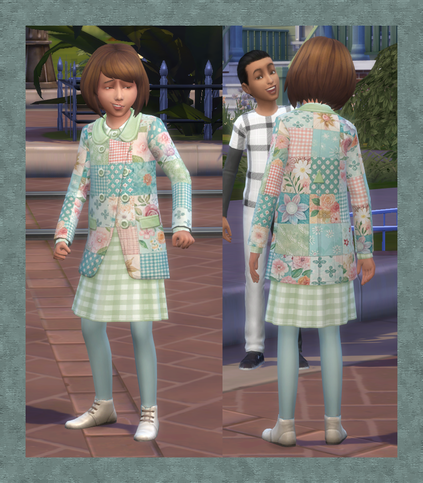 Sul Sul Spring Dress Coat - Child Female - Gallery - The Sims 4 Create ...